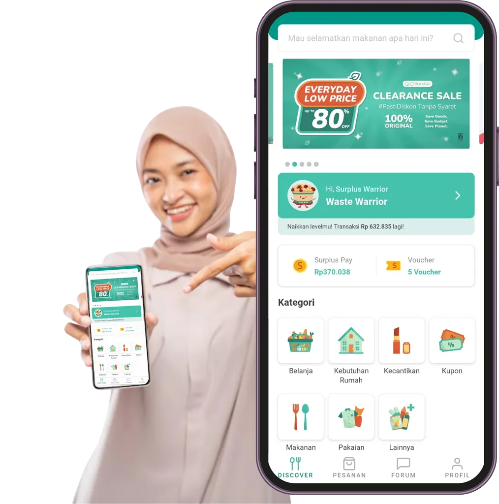 Save Goods, Save Budget, Save Planet - Surplus Indonesia